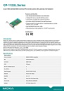 CP-112UL-T - Moxa CP-112UL-T 2-port RS-232/422/485 Universal PCI serial boards with optional 2 ...