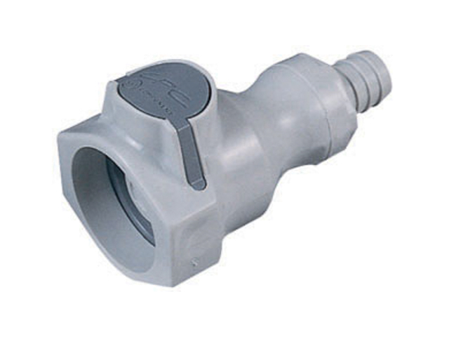 CPC Colder Products 95600 1/2 Hose Barb Valved Coupling Body Silicone O ...