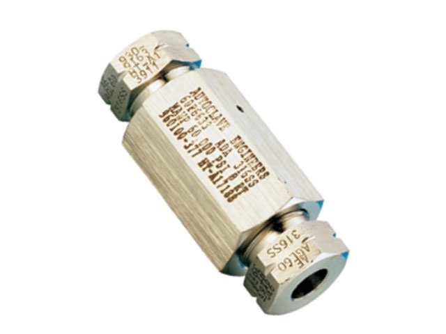 MCE1100 - Autoclave Engineers Female / Female Low Pressure Mini Series ...