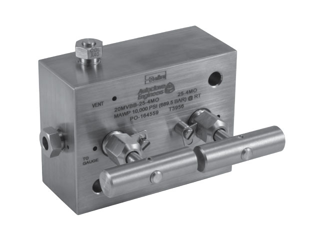 20MVBB - Autoclave Engineers Medium Pressure Block and Bleed Needle ...