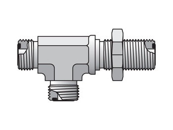 6WJJMLOS - Seal-Lok ORFS Tee WJJMLO