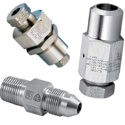 Parker Autoclave Engineers Instrumentation Fittings, Adapters and Couplings